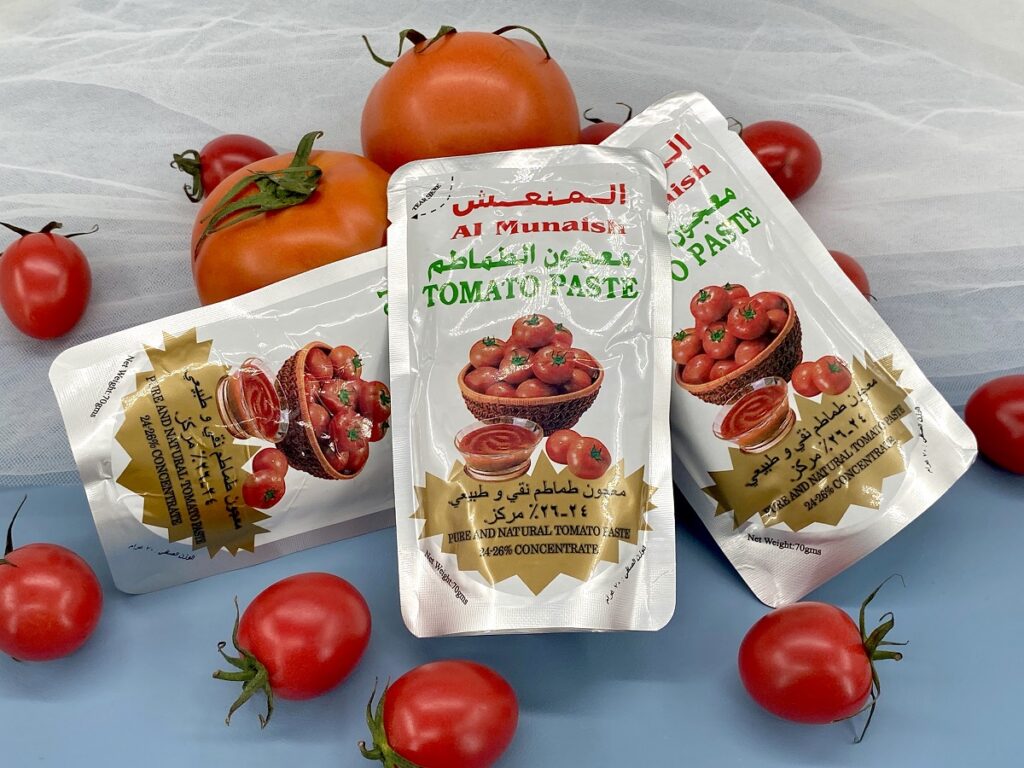 Stand pouch tomato paste 70g Brix:24-26% - Tomato Paste,Tomato Paste ...