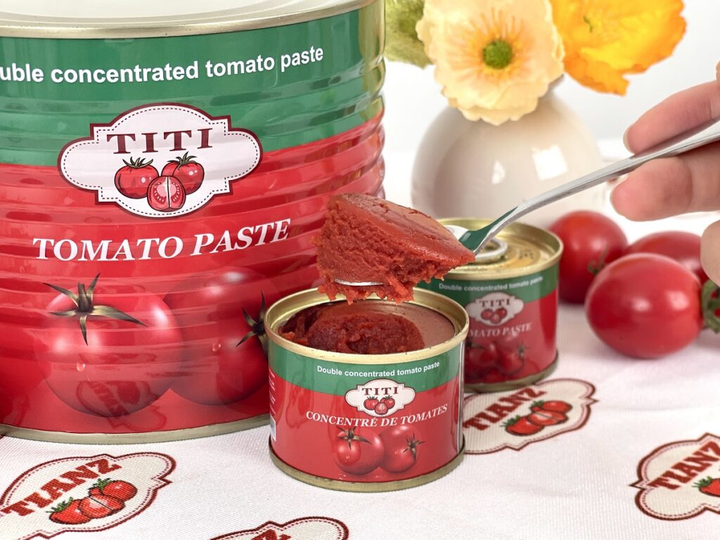 Canned Tomato Paste 70g-2200g Customized Flavor Support OEM/ODM ...